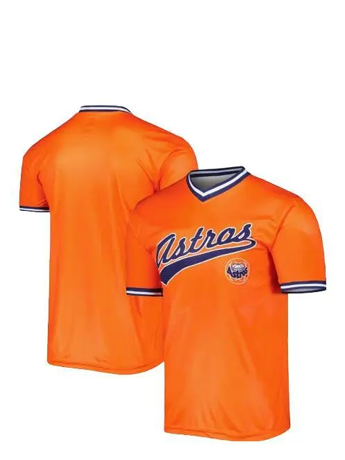STITCHES Houston Astros Cooperstown Collection Team Jersey - Orange