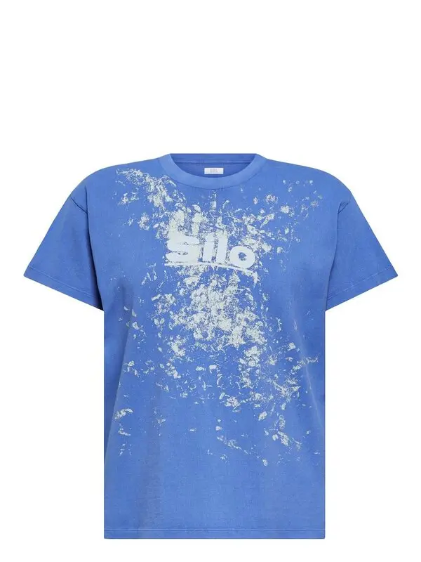 ERL Printed Cotton T-shirt - Blue