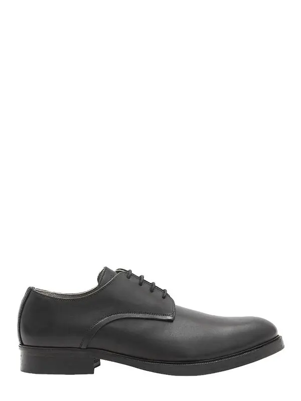 ALLSAINTS Apollo Lace Up Derby Dress Shoes - Black