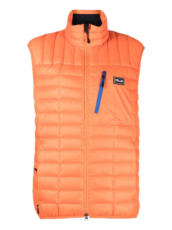Rlx Ralph Lauren Dalston Padded Gilet - Orange