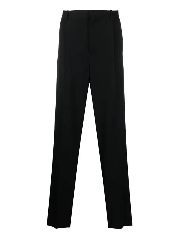 BOTTER Straight-leg Pleated Trousers - Black