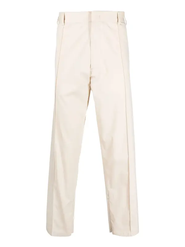 424 Cotton Straight-leg Trousers - Neutrals