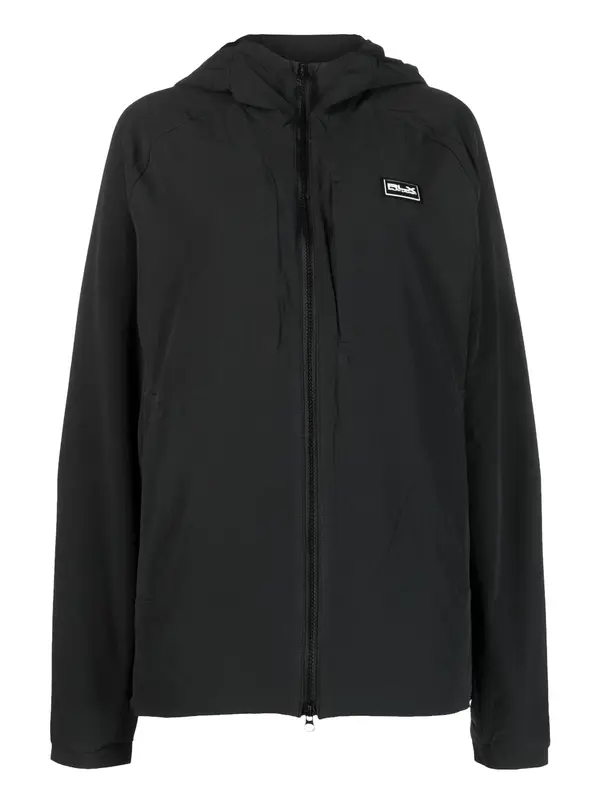 Rlx Ralph Lauren Whistler Hooded Windbreaker Jacket - Black