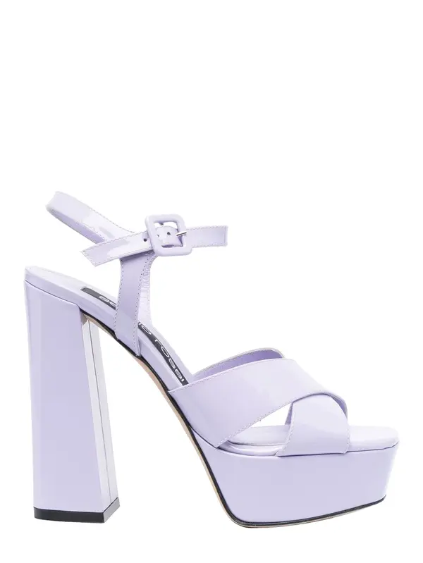 SERGIO ROSSI Sr Alicia 90mm Platform Sandals - Purple