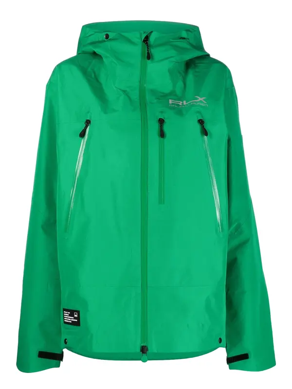 Rlx Ralph Lauren Patrol Hooded Windbreaker Jacket - Green