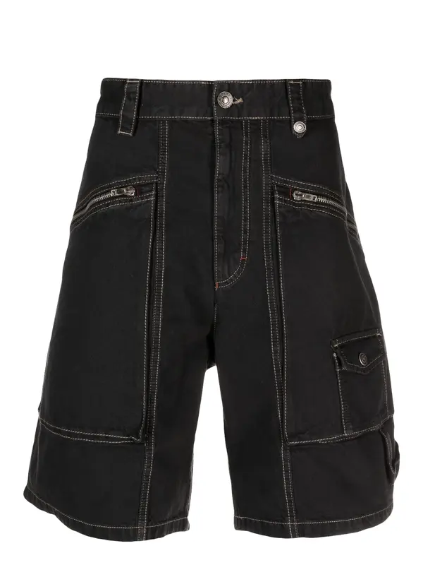 MARANT Peio Bermuda Shorts - Black