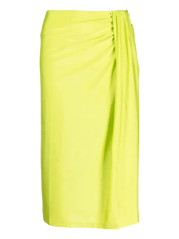 Stine Goya Draped Mid-length Skirt - Green