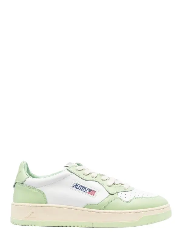 AUTRY Low-top Leather Sneakers - Green