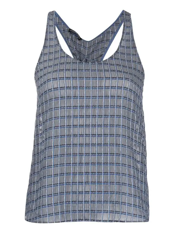 Emporio Armani Racerback Tank Top - Grey