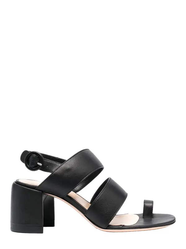 Agl Lunar 65mm Heeled Sandals - Black