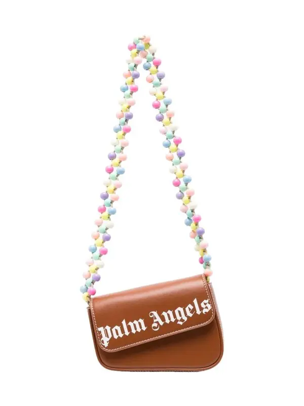 Palm Angels Mini Crash Shoulder Bag - Brown