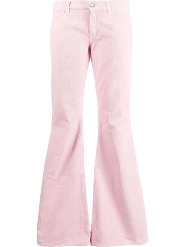 ERL Corduroy Flared Trousers - Pink