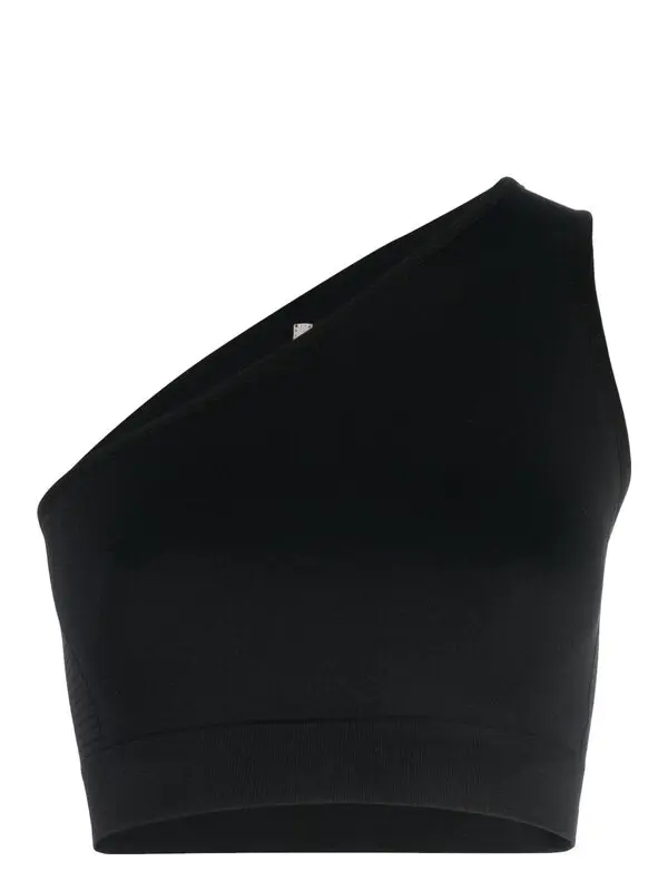 Rick Owens One-shoulder Cropped Top - Black