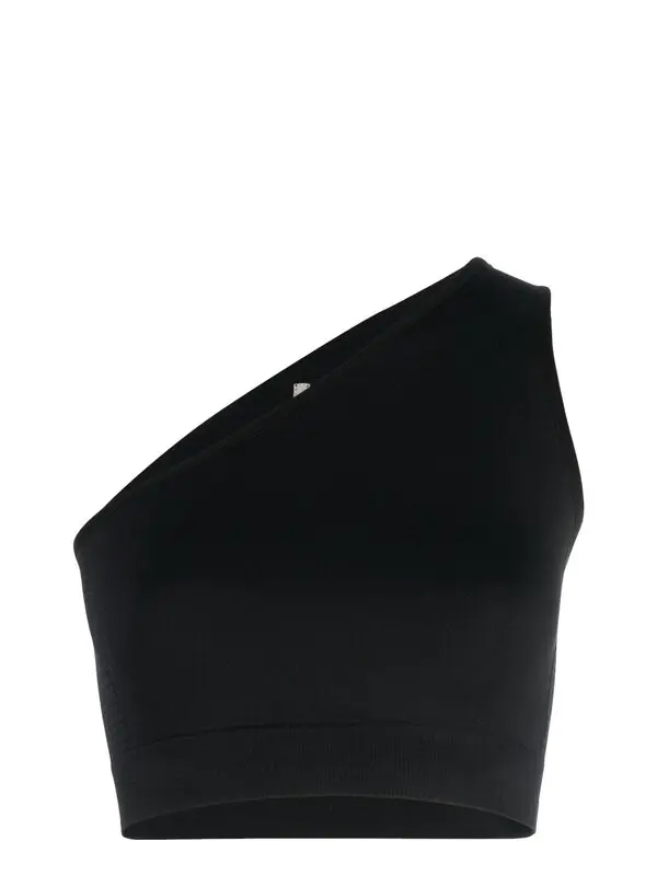 Rick Owens One-shoulder Cropped Top - Black