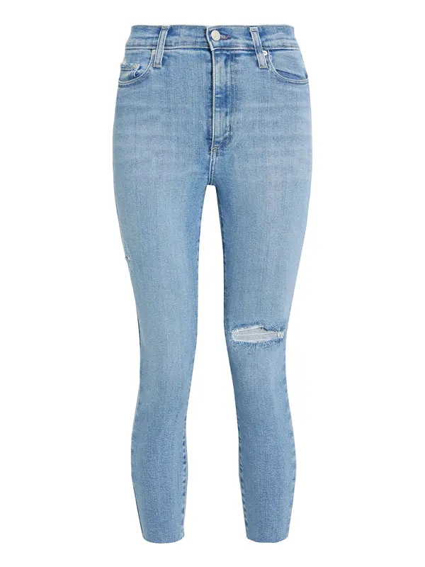 Nobody Denim Siren Cropped Skinny Jeans - Light Denim