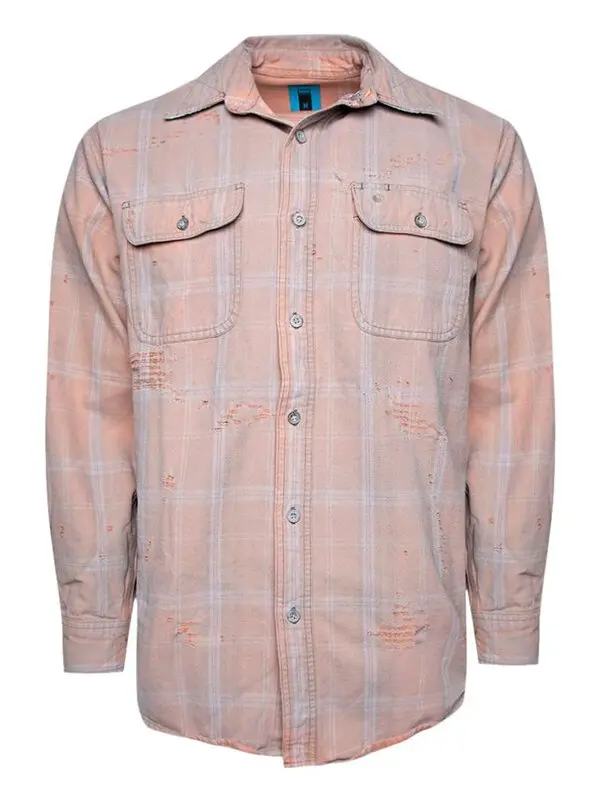 NOTSONORMAL Destroyed Flannel Shirt - Flint