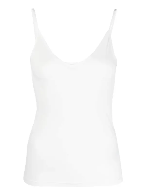 JIL SANDER V-neck Tank Top - White