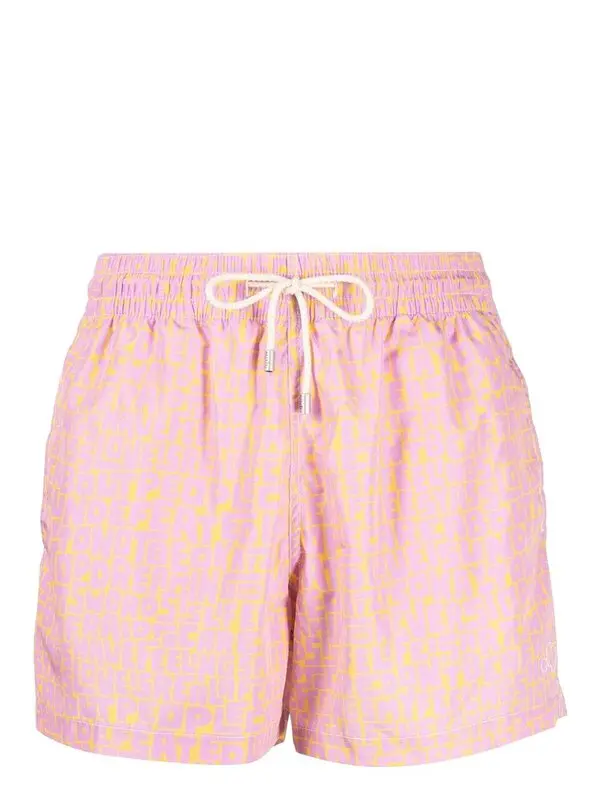 ARRELS BARCELONA Graphic-print Swim Shorts - Pink