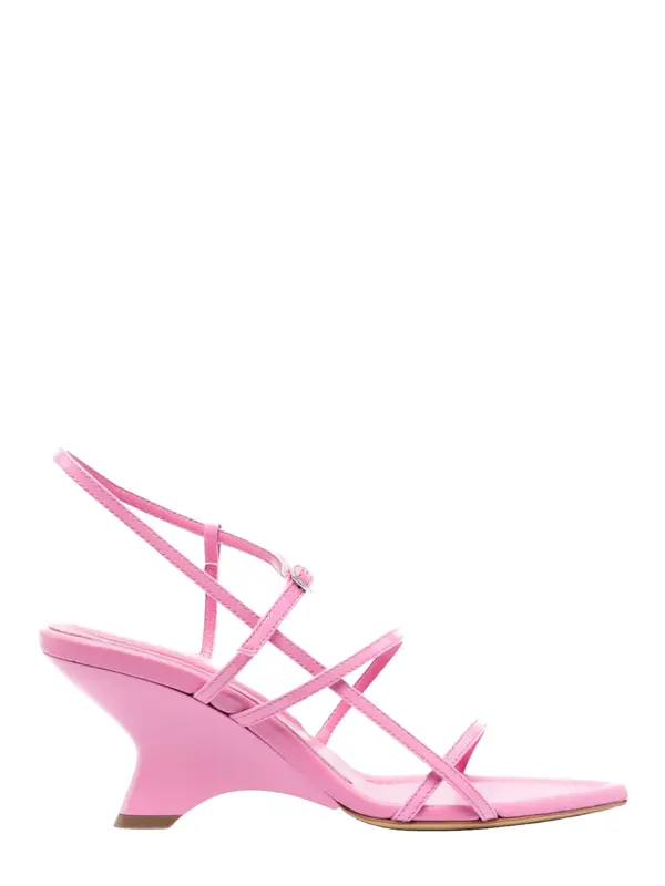 GIABORGHINI Gia26 70mm Leather Sandals - Pink