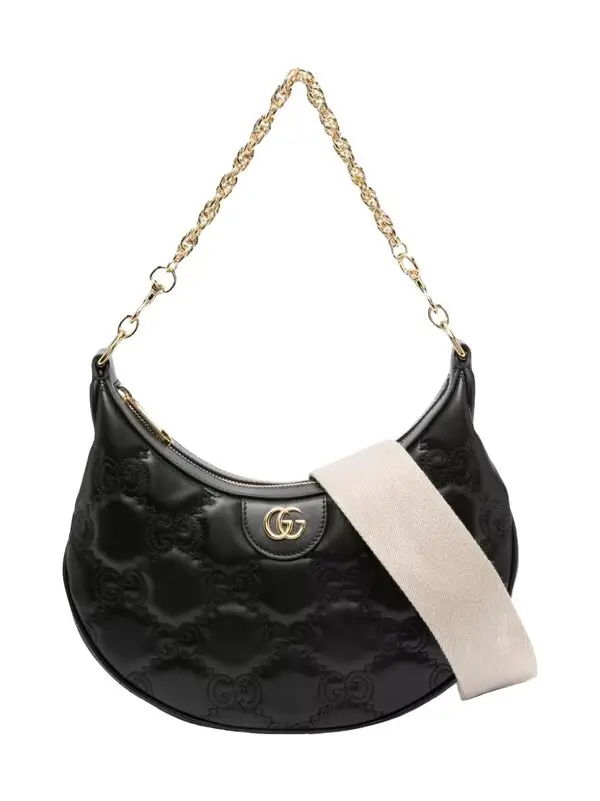Gucci Gg Matelasse Shoulder Bag - Black
