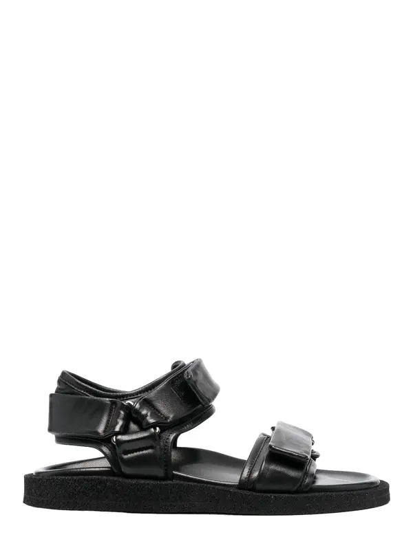 Officine Creative Strap-detail Leather Sandals - Black