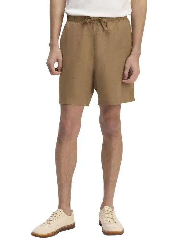 Everlane Linen Easy Short - Light Brown