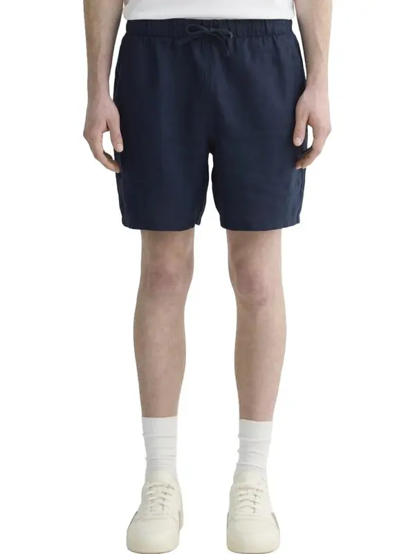 Everlane Linen Easy Short - Navy
