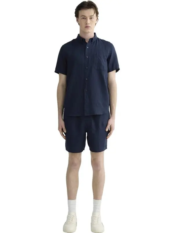 Everlane Linen Easy Short - Navy