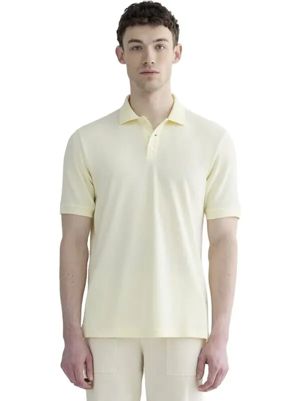 Everlane Pique Polo Tshirt - Light Yellow