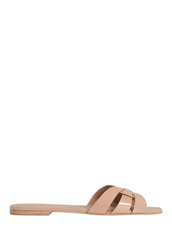 Saint Laurent Nu Pieds Flat Sandals - Nude