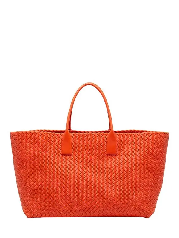 Bottega Veneta Large Cabat Bag - Orange