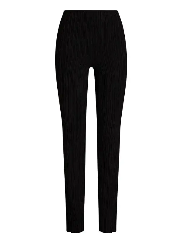 Philosophy Di Lorenzo Serafini Ribbedknit Leggings - Black