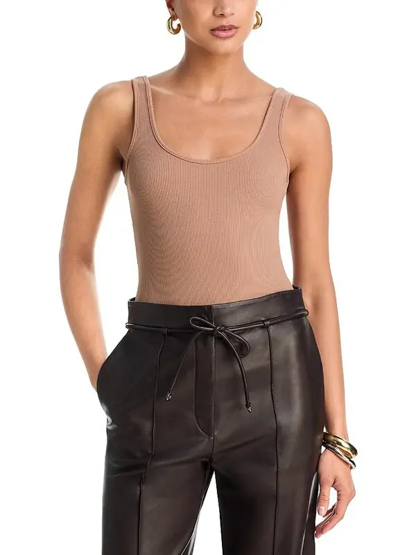 L'Agence Nica Tank Top Bodysuit - Hazelnut