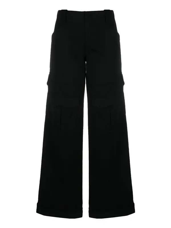 TOM FORD Wide-leg Cargo Trousers - Black
