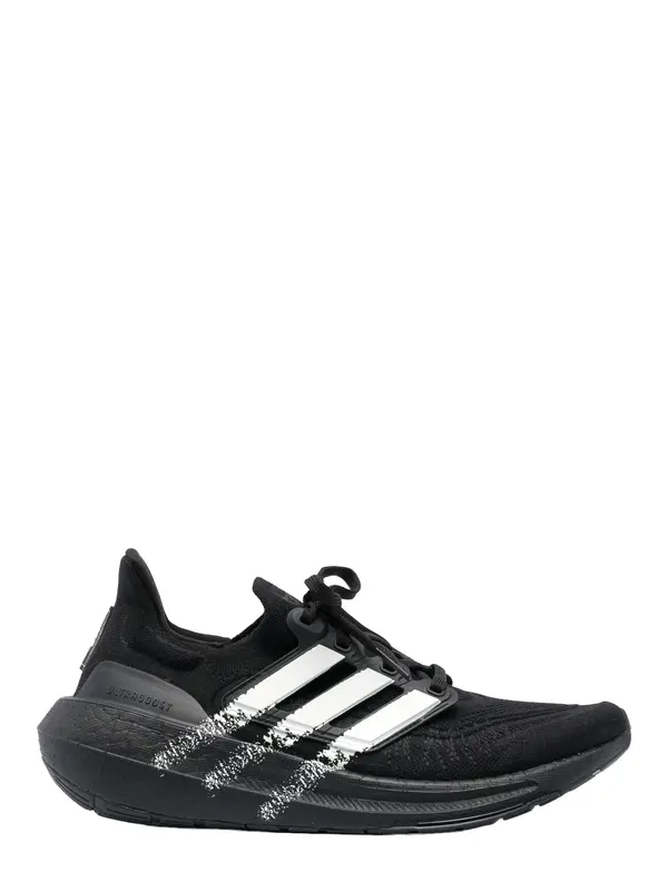 Y3 Striped Lace-up Sneakers - Black