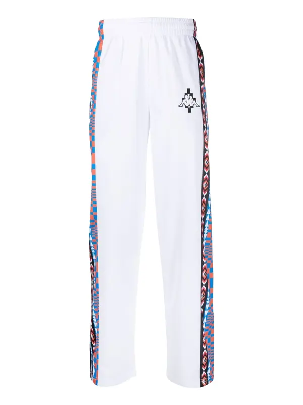 COUNTY OF MILAN Logo-print Track Pants - White