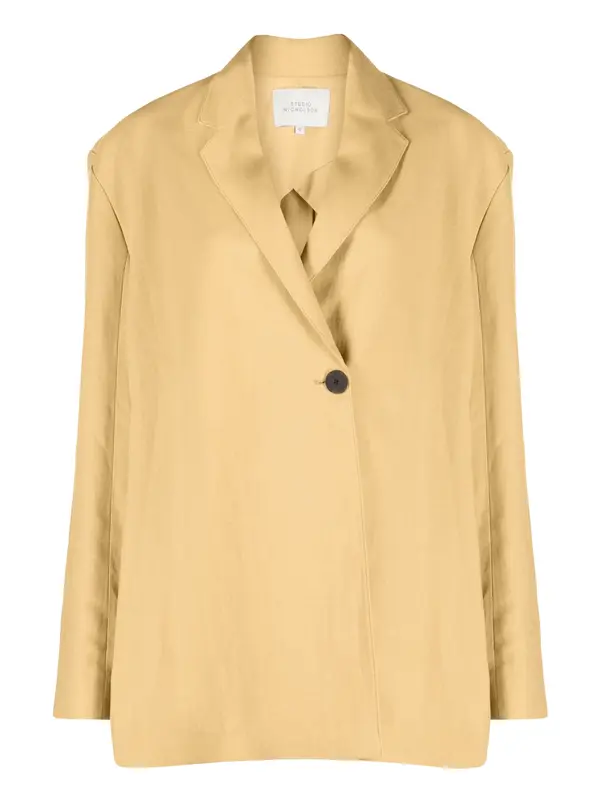 Studio Nicholson Boxy Double-breasted Jacket - Neutrals