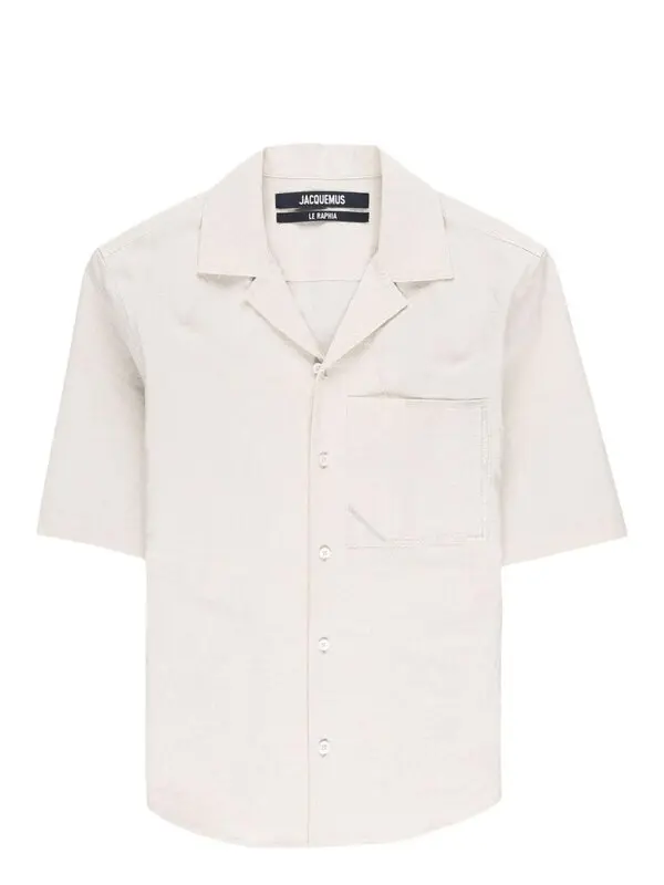 Jacquemus Cordao Short-sleeve Shirt - Neutrals