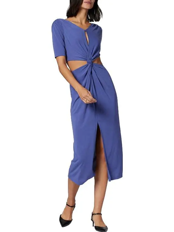 Equipment Genevieve Side Cutout Dress - Skipper Blue