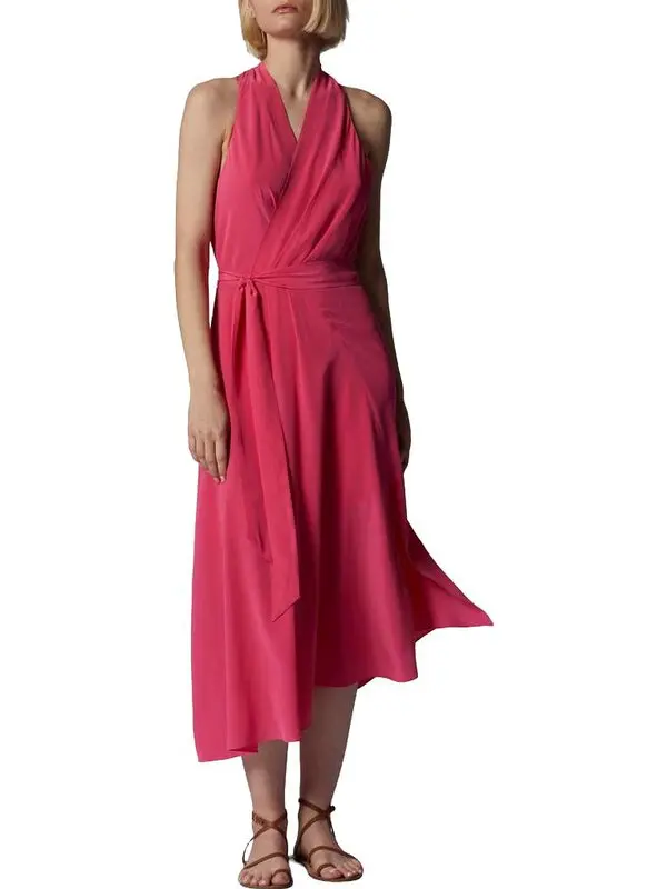 Equipment Alejandra Halter Maxi Dress - Raspberry Sorbet