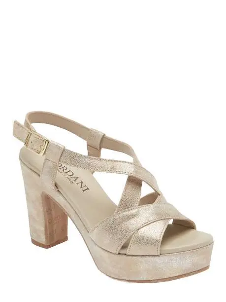 Cordani Tahlia Platform Sandals - Dusty Gold