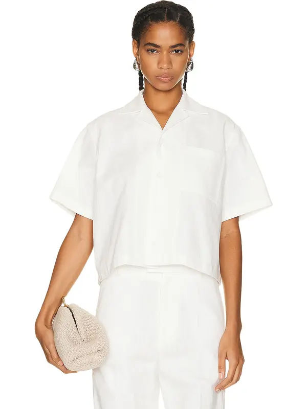 Bottega Veneta Short Sleeve Shirt - Chalk