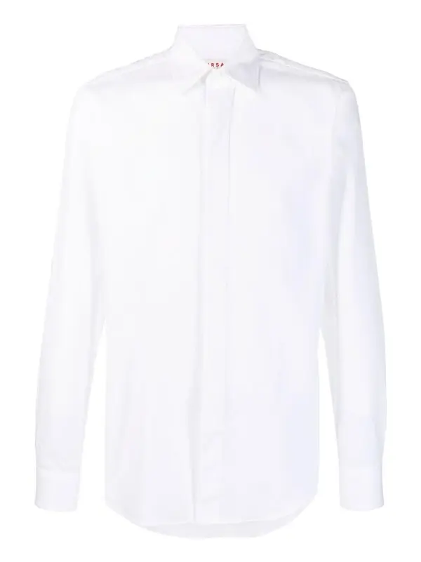 FURSAC Long-sleeved Cotton Shirt - White