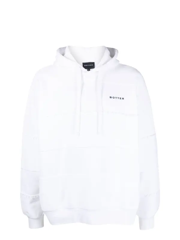 BOTTER Logo-print Drawstring Hoodie - White
