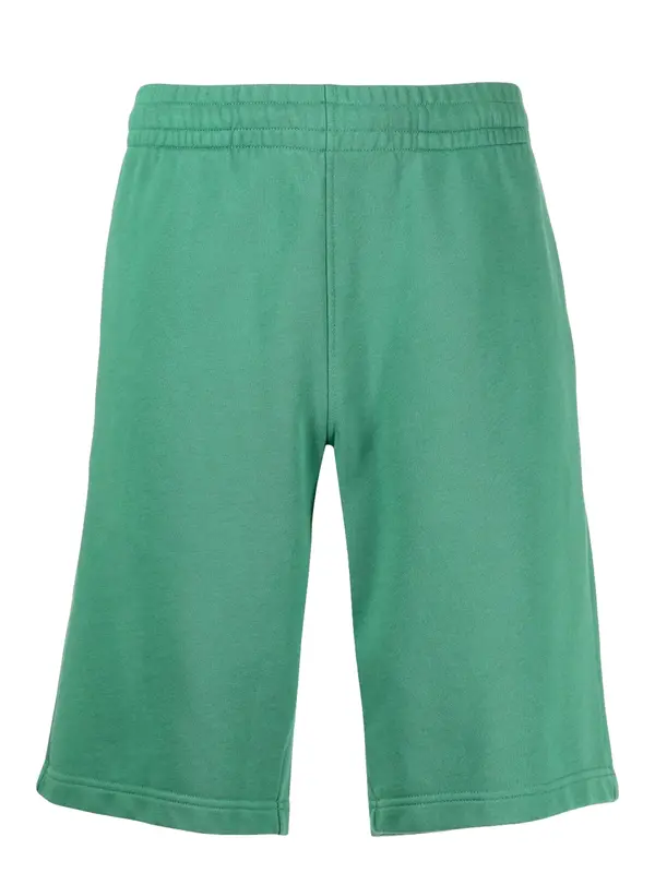 Maison Kitsuné Logo-print Bermuda Shorts - Green