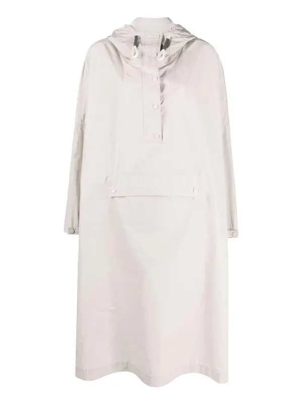 Brunello Cucinelli Hooded Rain Parka - Neutrals