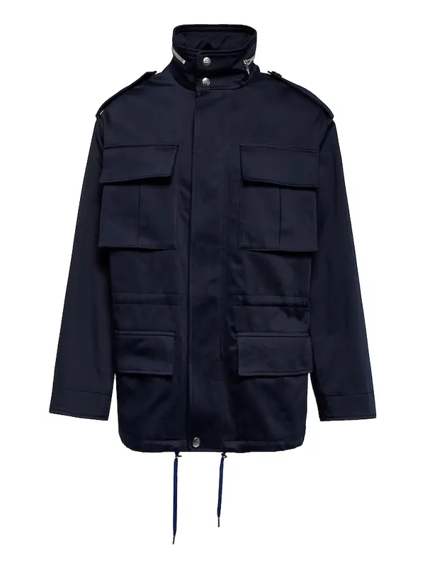 Ami Cotton Jacket - Blue