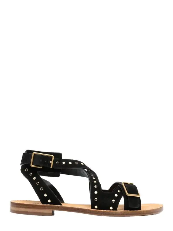 Zadig&Voltaire Cecilia Caprese Stud-embellished Sandals - Black