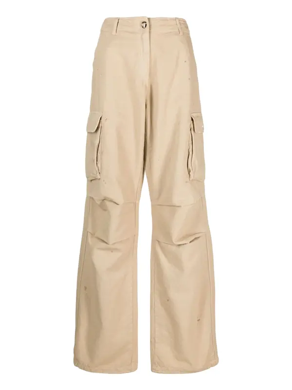 Coperni Wide-leg Cargo Trousers - Neutrals