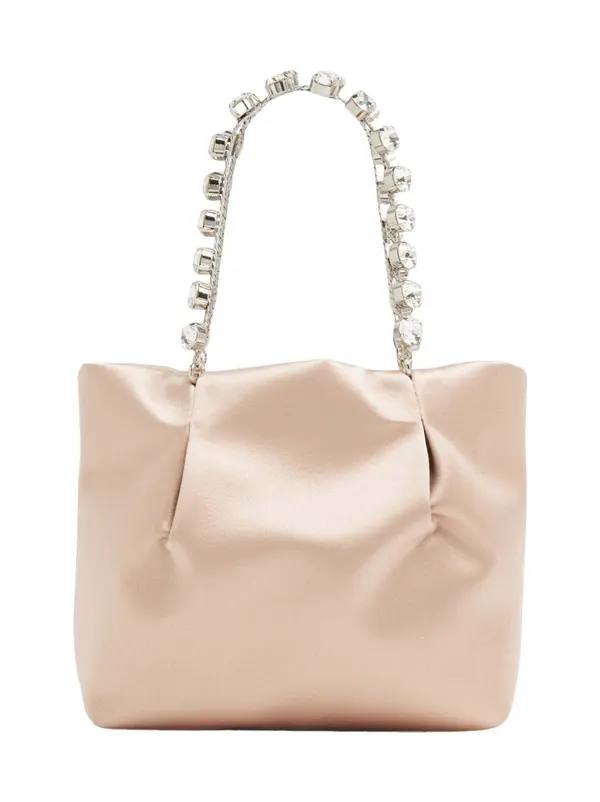 AQUAZZURA Galactic Crystal-embellished Tote - Neutrals